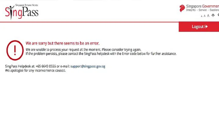 SingPass and CorpPass systems down for the second day | STOMP