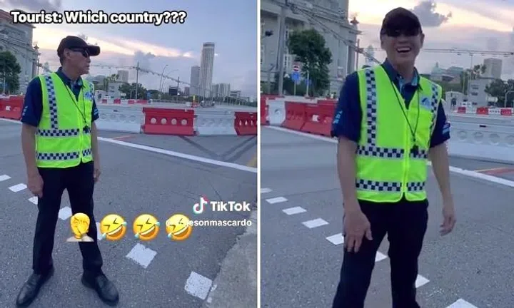 Traffic marshall stunned when someone asks him which country NDP rehearsal is for: 'Singapore ...