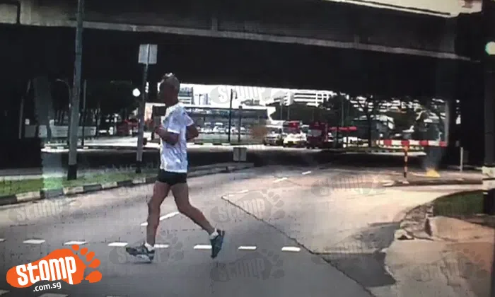 Things could have gone badly for man who ran across road after lights ...