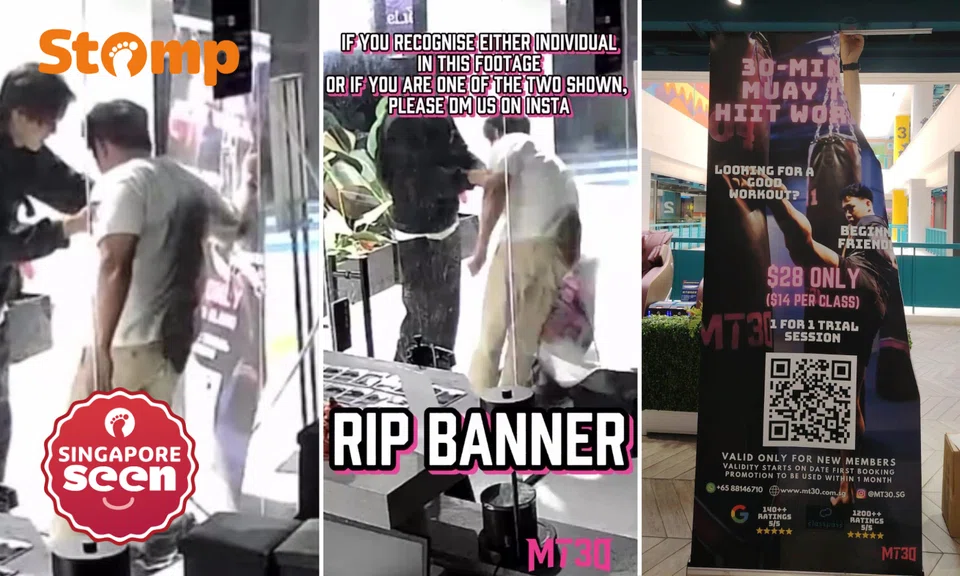 Muay thai studio boss wants culprit who ripped his display in Grid mall ...