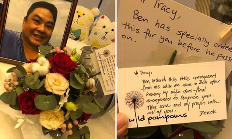 Popiah King's late son Ben Goi ordered Valentine's Day bouquet for wife ...