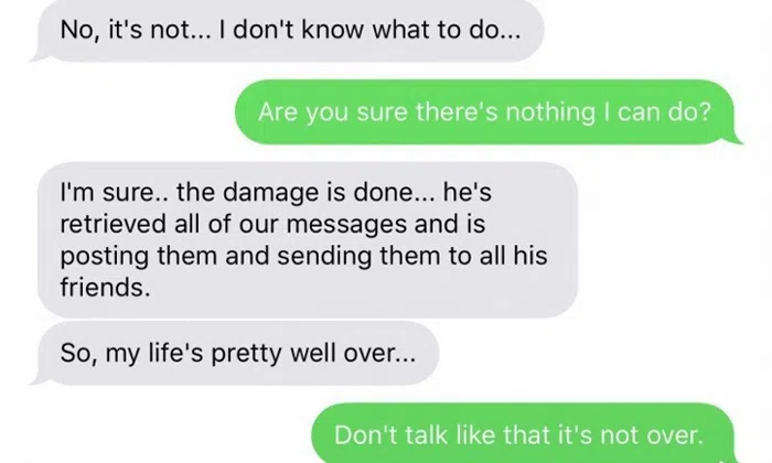 Cheater gets life-changing advice when she texts wrong number | STOMP