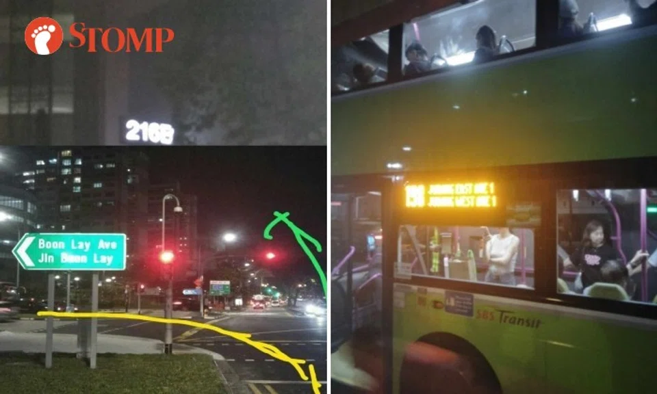 SBS Transit bus takes wrong route and misses several bus stops in Boon ...