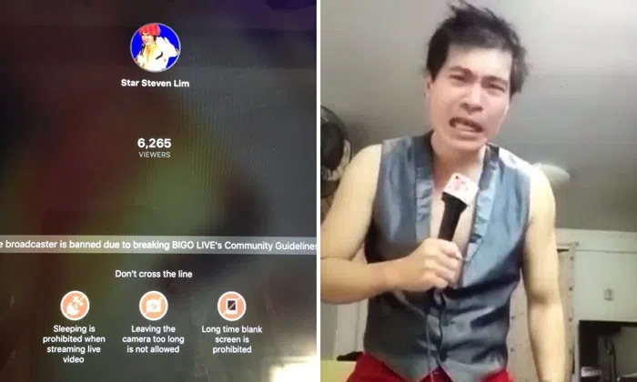 Catch Steven Lim's final BIGO performance before he gets banned | STOMP