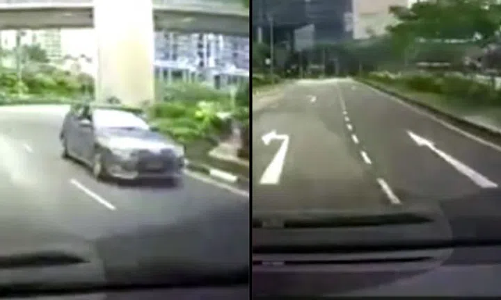 What's wrong with these drivers? Yet another seen going against traffic ...
