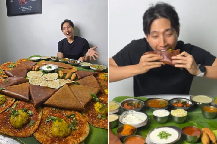 Thosai-eating Machine: 36 thosais and more in 68 minutes | STOMP
