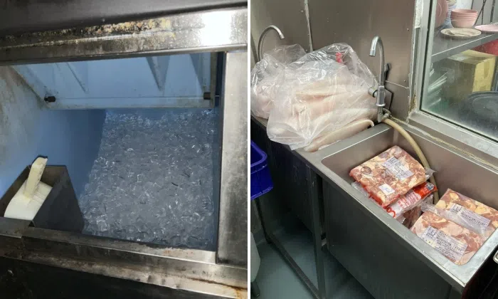 57 people fell ill after eating food from caterer with dirty ice ...