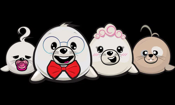 Adorable seal characters with over 1 million fans on FB were created by ...