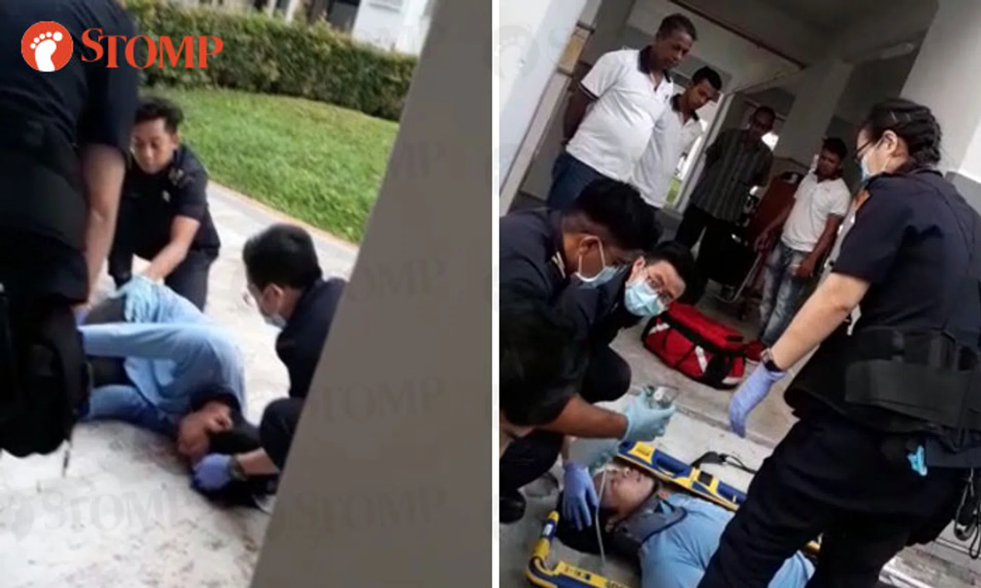 Injured worker sent to hospital after allegedly falling off Marsiling ...