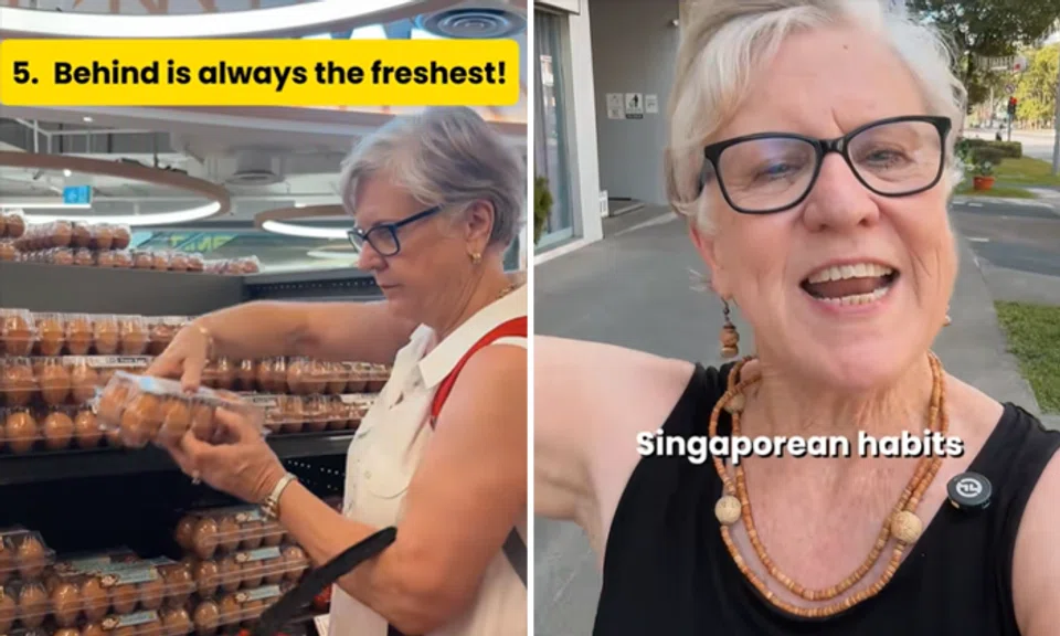 'Ang Moh Ah Ma' charms Singaporeans with her take on local habits | STOMP