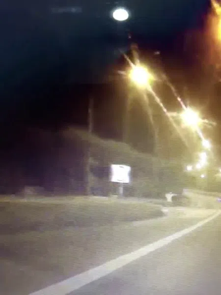 Driver spots spooky floating figure on PIE | STOMP