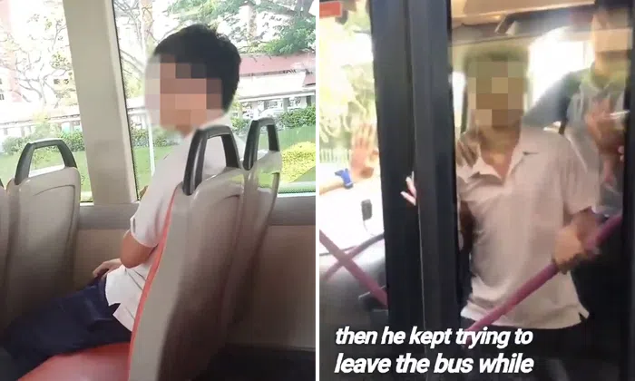 Man allegedly performed lewd act on bus while staring at girl, stopped ...