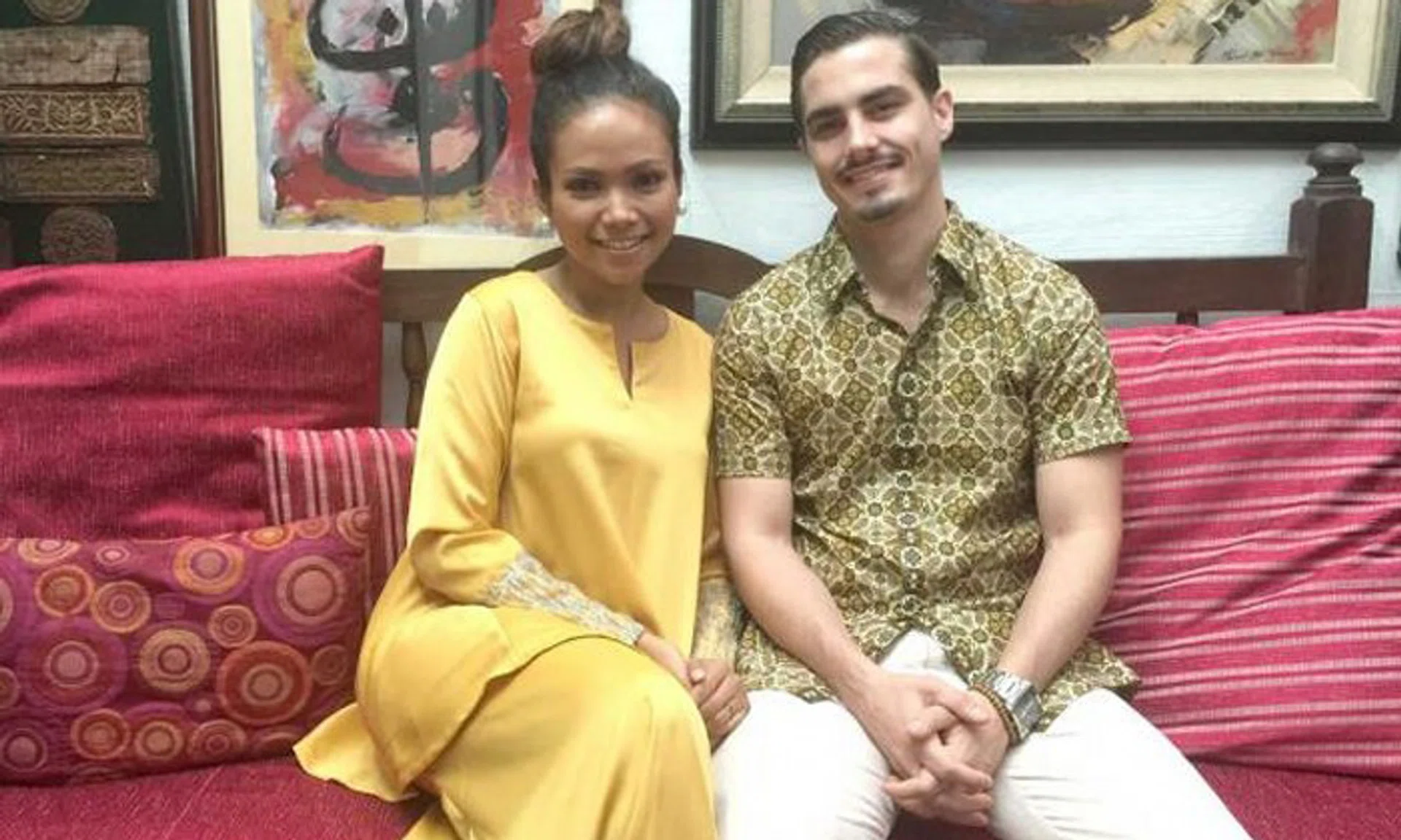 Local actress Nadiah M. Din's extra special Hari Raya: French fiancé ...