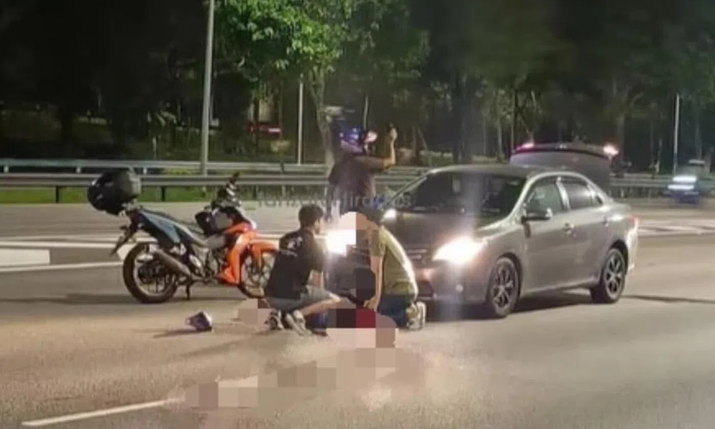 Motorcyclist dies after accident with car on SLE | STOMP