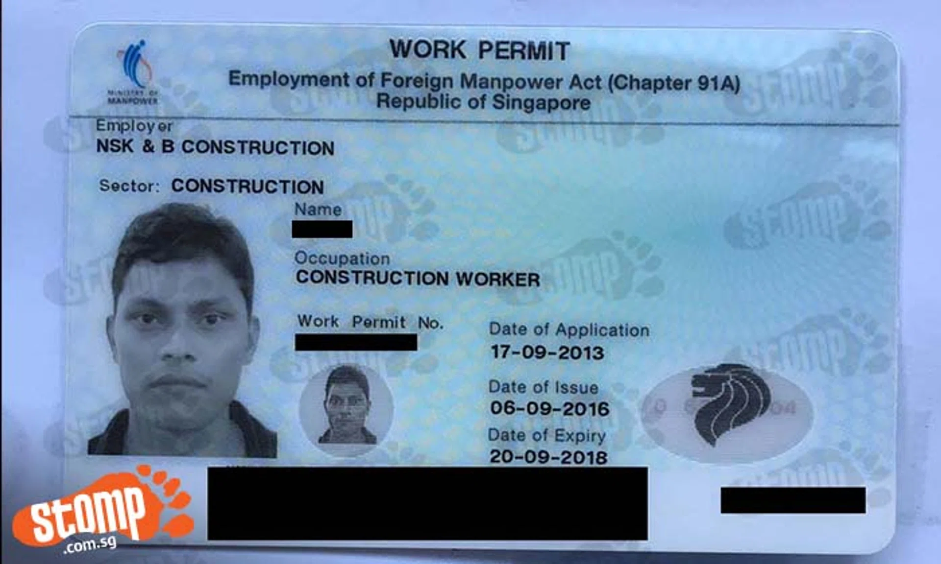 Help! Have you seen this man's wallet with construction work permit ...