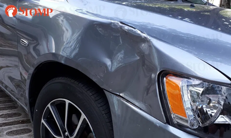 Police investigating hit-and-run that left car dented and damaged at ...