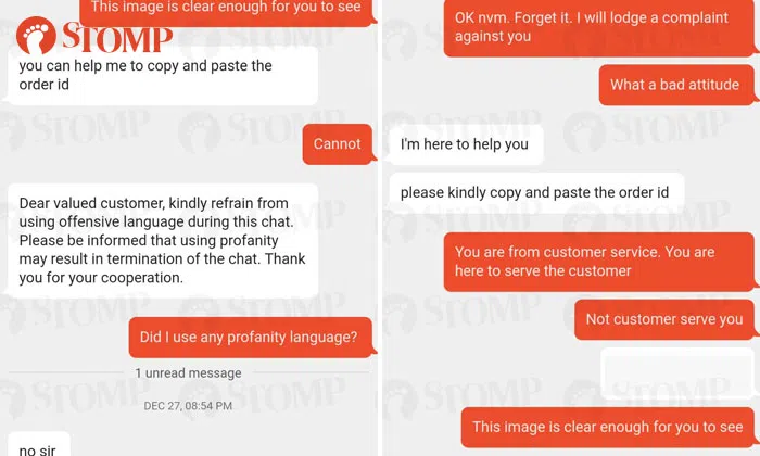 Man to Shopee agent: 'You are here to serve the customer' | STOMP