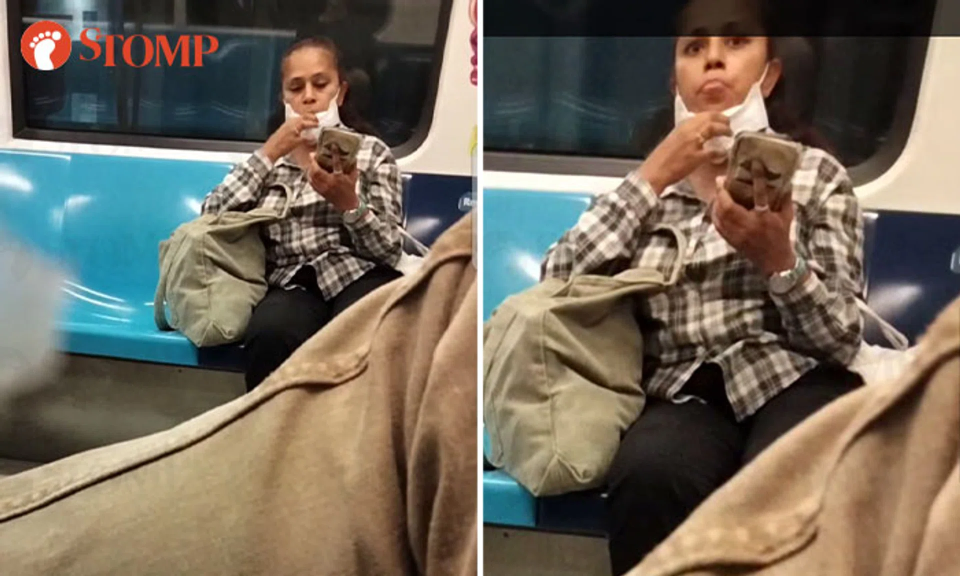 Commuter disgusted by woman pulling down mask..., Latest News - STOMP