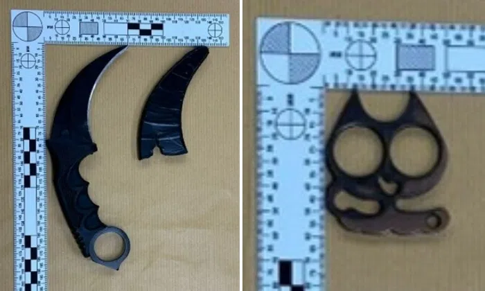Man tries to flee police while being checked, found to have karambit ...