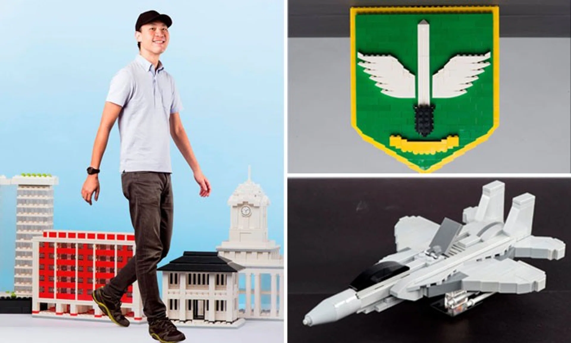 Local 'Lego Master' produces dope creations, Defence Minister Ng Eng ...