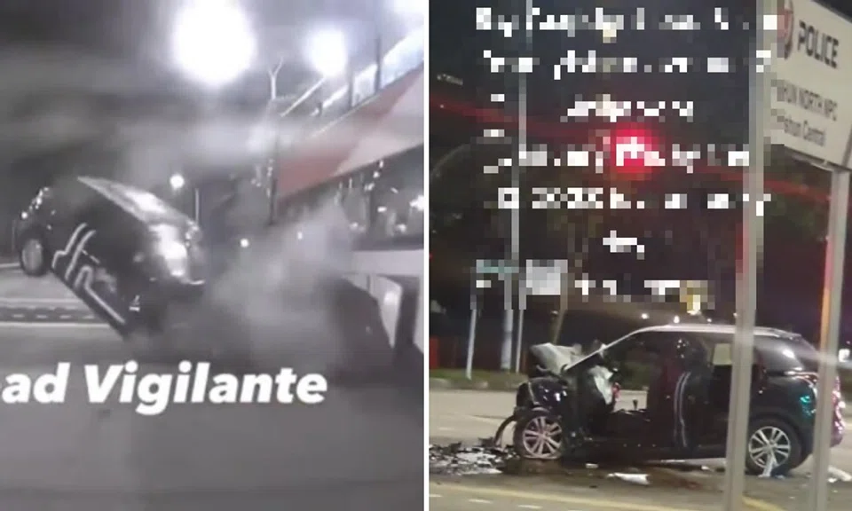 Driver who died after crashing GetGo car into bus in Yishun had traces ...