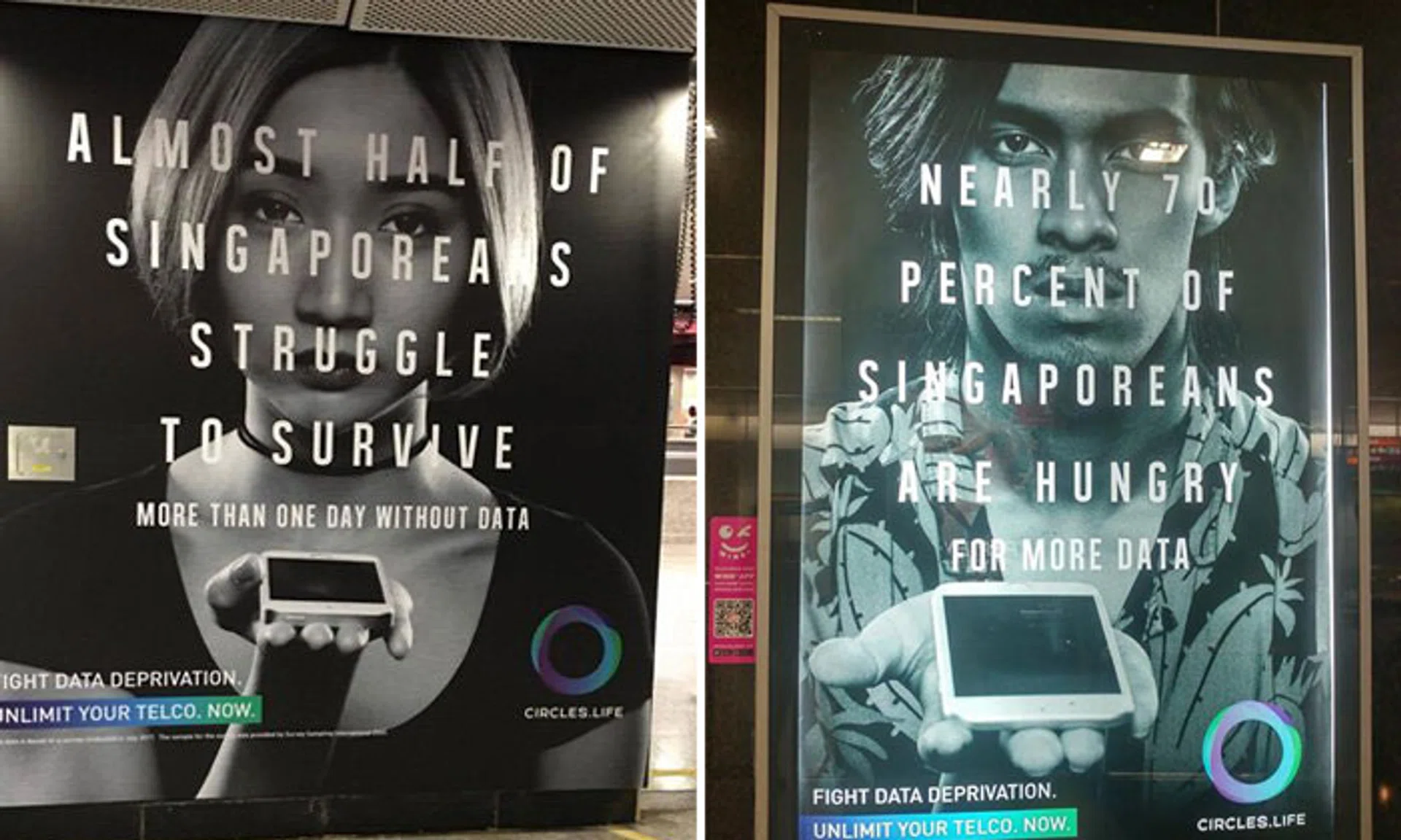 Not enough data on your phone same as starvation and suffering from ...