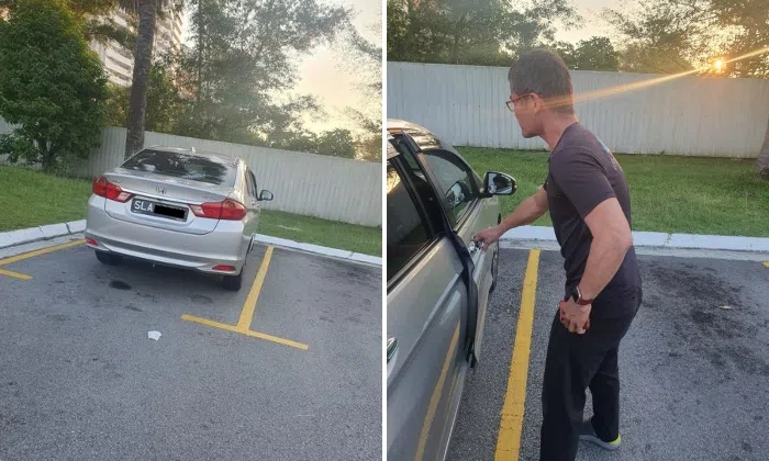 Driver allegedly switches plates on S'pore-registered car to pump ...