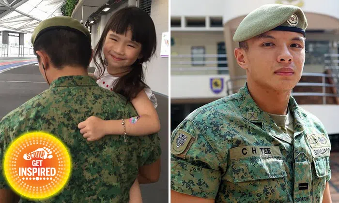 Meet the awesome... and handsome soldier who helped mum carry little ...