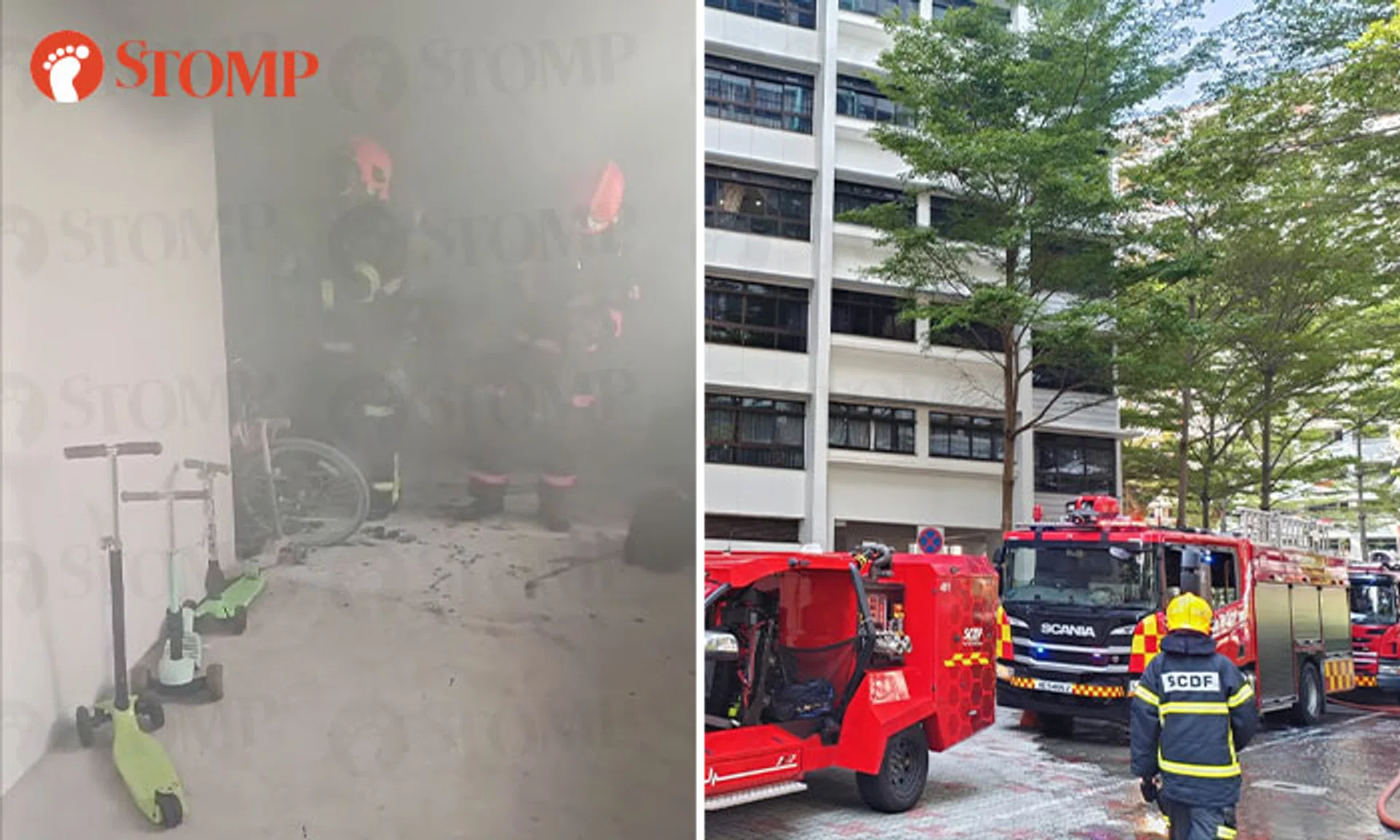 Stomper hears explosion and evacuates home after fire breaks out at ...