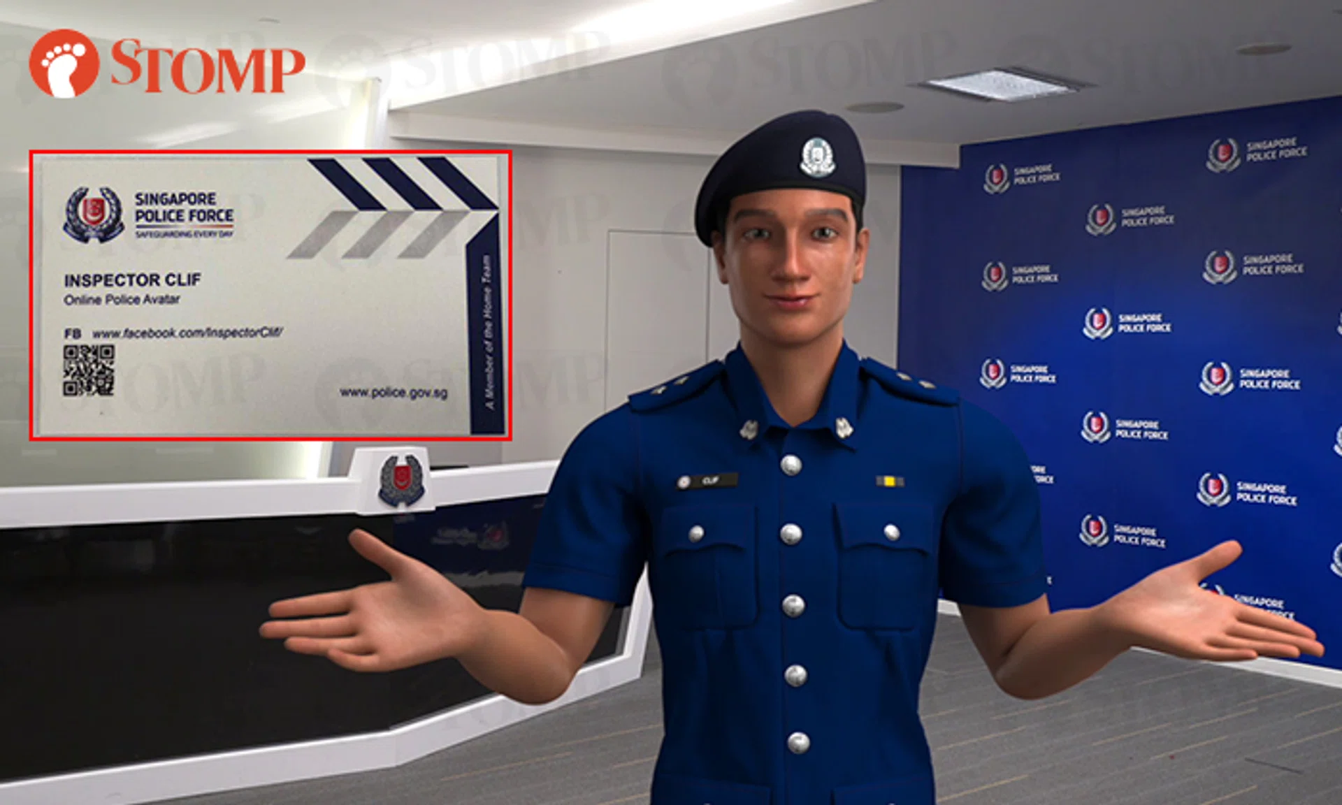 Stomp meets Singapore Police Force's new online avatar Inspector Clif ...