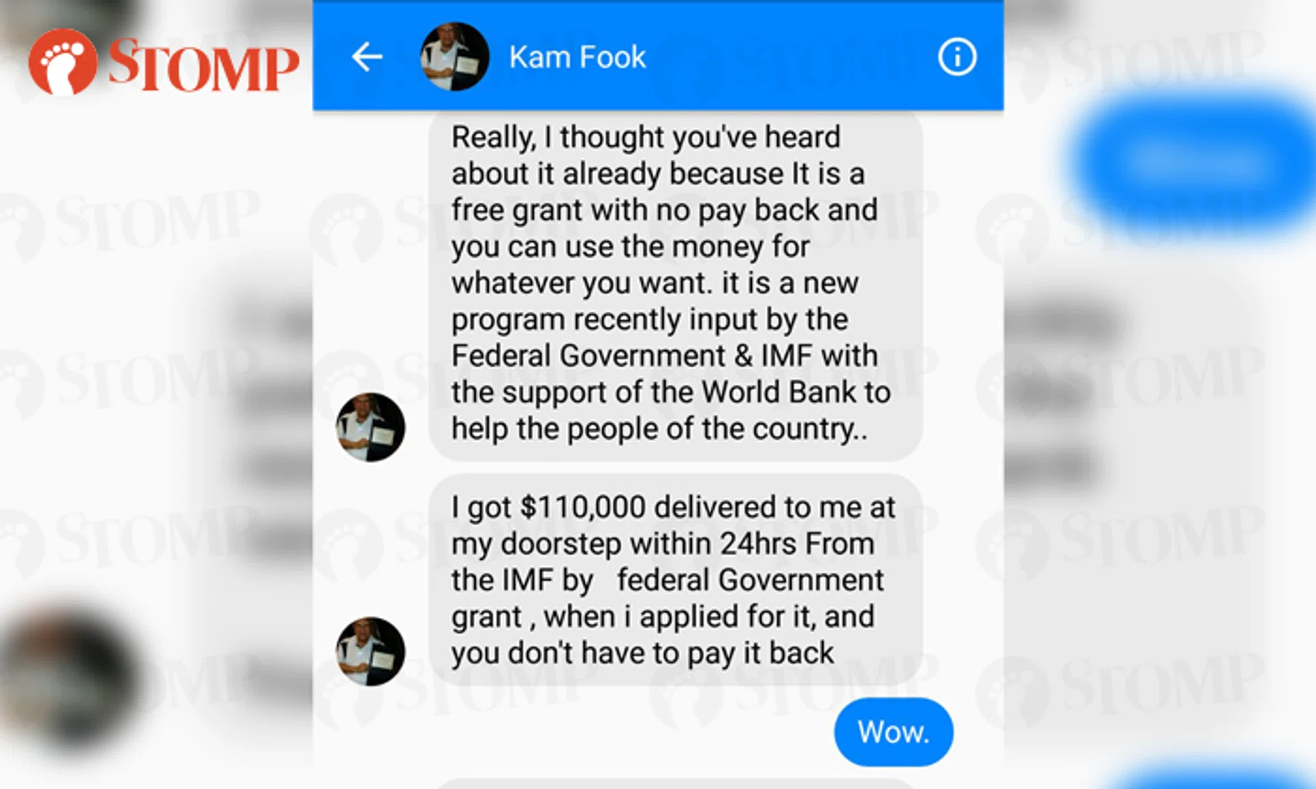 Facebook scam exposed: Ex-colleague whose account was hacked claims he got $110,000 "for free ...