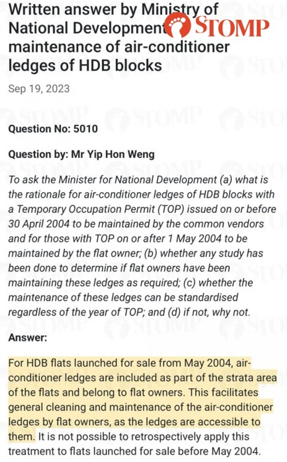 Admiralty Drive HDB block hit by bird droppings since 2023, resident ...