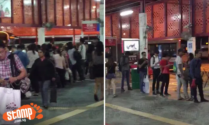 Look at the crazy queue at Woodlands Regional Bus Interchange! | STOMP