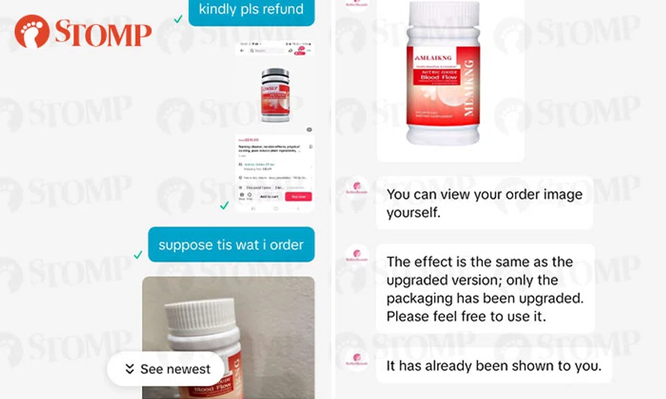 Stomper warns others after receiving 'fake' supplement from TikTok Shop ...