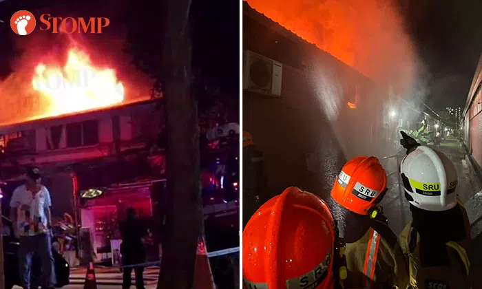 Explosions heard as fire breaks out at Toa Payoh Industrial Park, one ...