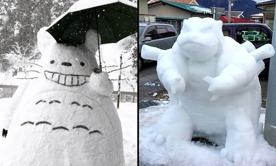 Move over, Mr Snowman: Japan puts creativity to the test with unique ...
