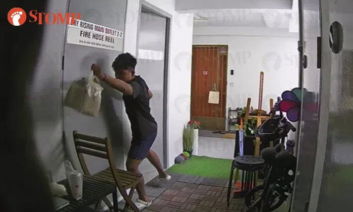Grab and go: Delivery man helps himself to Geylang resident's dinner ...