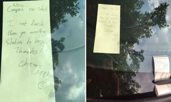 Sorry, your 'new parking coupons out of stock' excuse is invalid ...