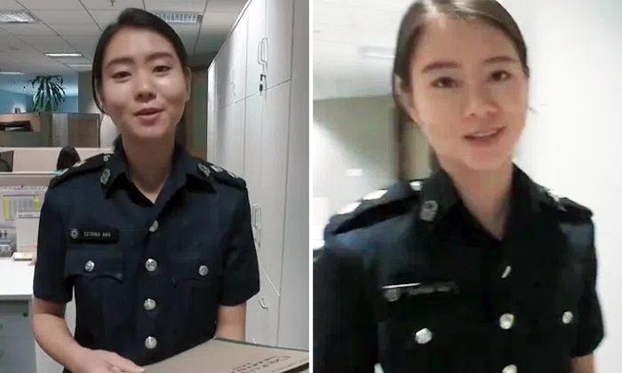 Pretty police inspector in SPF video 'reported' for stealing... hearts ...