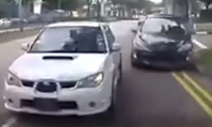 This is what happens when you deliberately speed up to prevent fellow ...