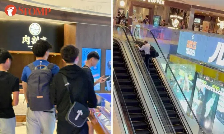 Ion Orchard escalator comes to standstill after teens allegedly kick it ...