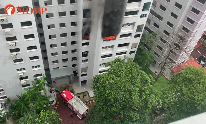 Around 80 evacuated after fire breaks out in Bukit Panjang bedroom | STOMP
