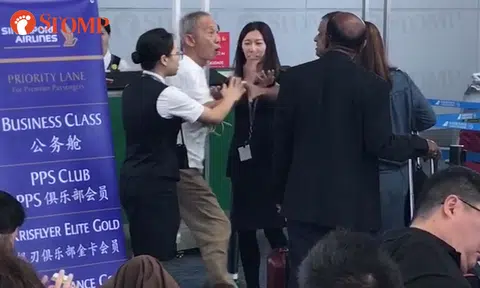 Fight at Guangzhou airport: Colleague was standing up for woman after queue-cutter punched her ...