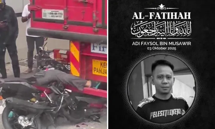 Motorcycle lodged under trailer truck after accident on AYE, rider dies ...