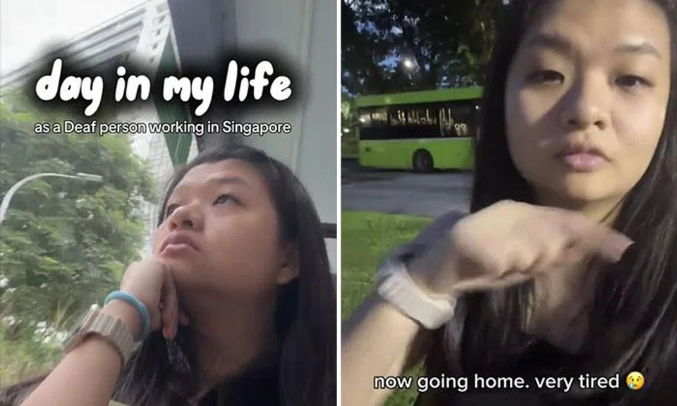 Deaf TikTok user's video on working life in Singapore touches hearts ...