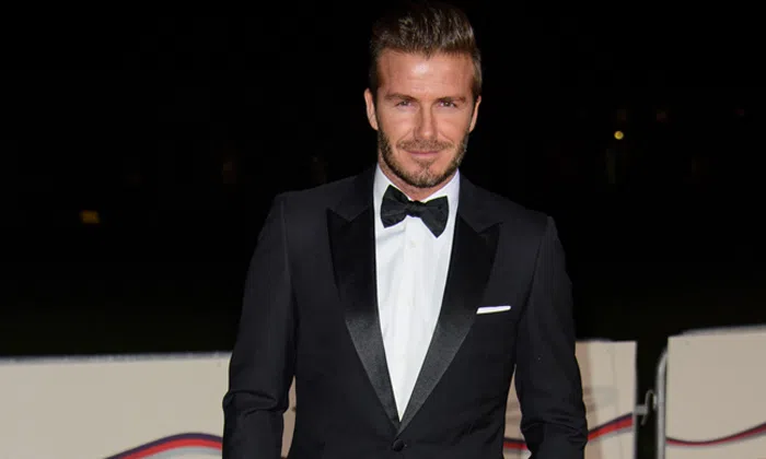 What a hero! David Beckham helps elderly woman who fell and hit her ...
