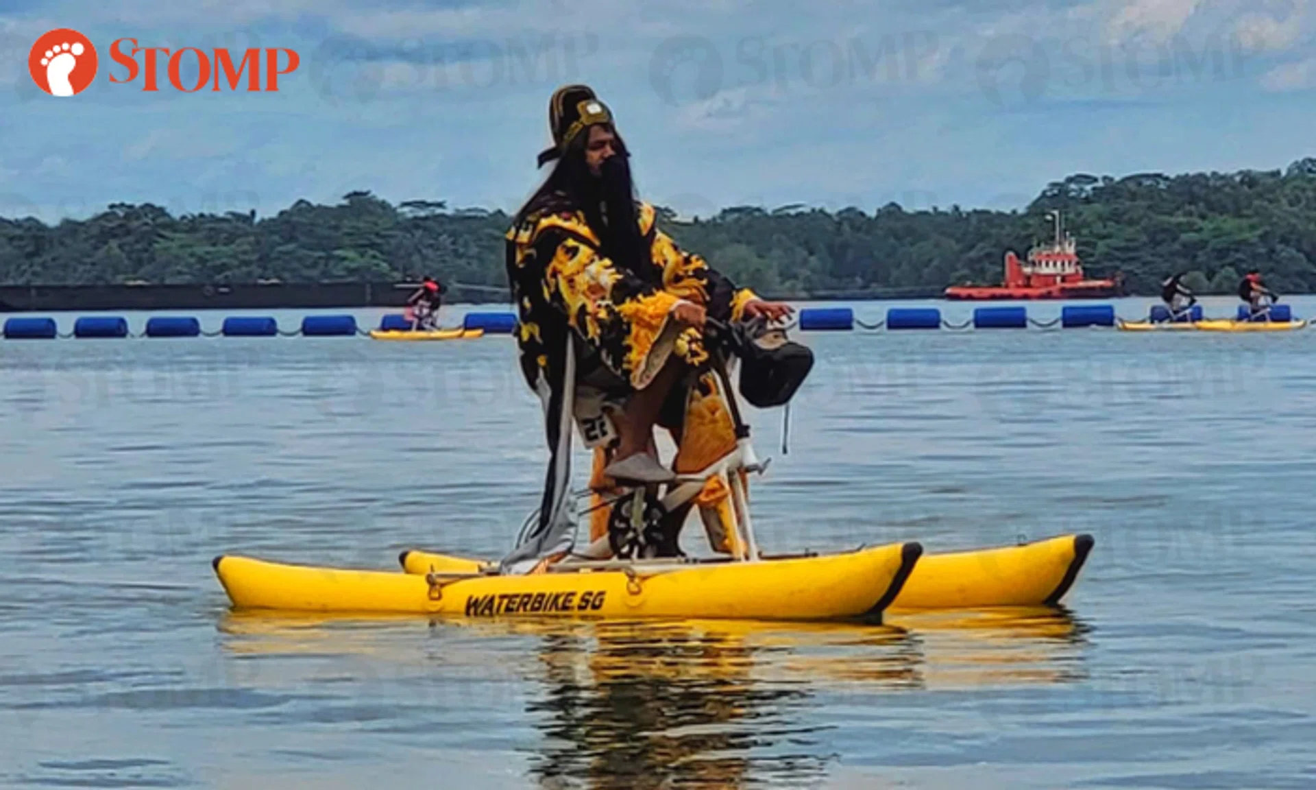 'Justice Bao' proves he's the true god while riding waterbike at Pasir ...