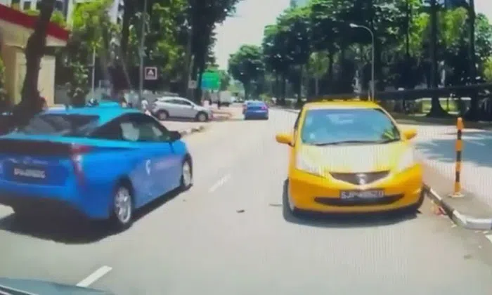 Motorist comes head-to-head with car going against traffic along Jurong ...