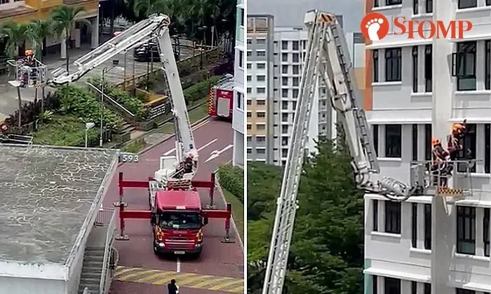 SCDF deploys aerial platform to turn off gas stove in 7th-storey ...