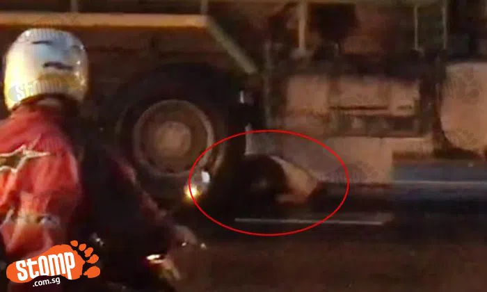 Biker pinned underneath lorry in horrifying..., Latest News - STOMP